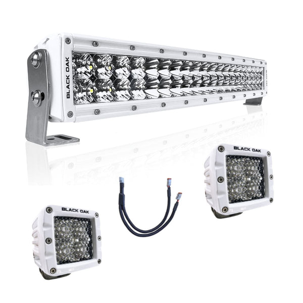 20" Marine LED Light Bar Kit - Bow and Spreader - Black Oak LED Pro ...