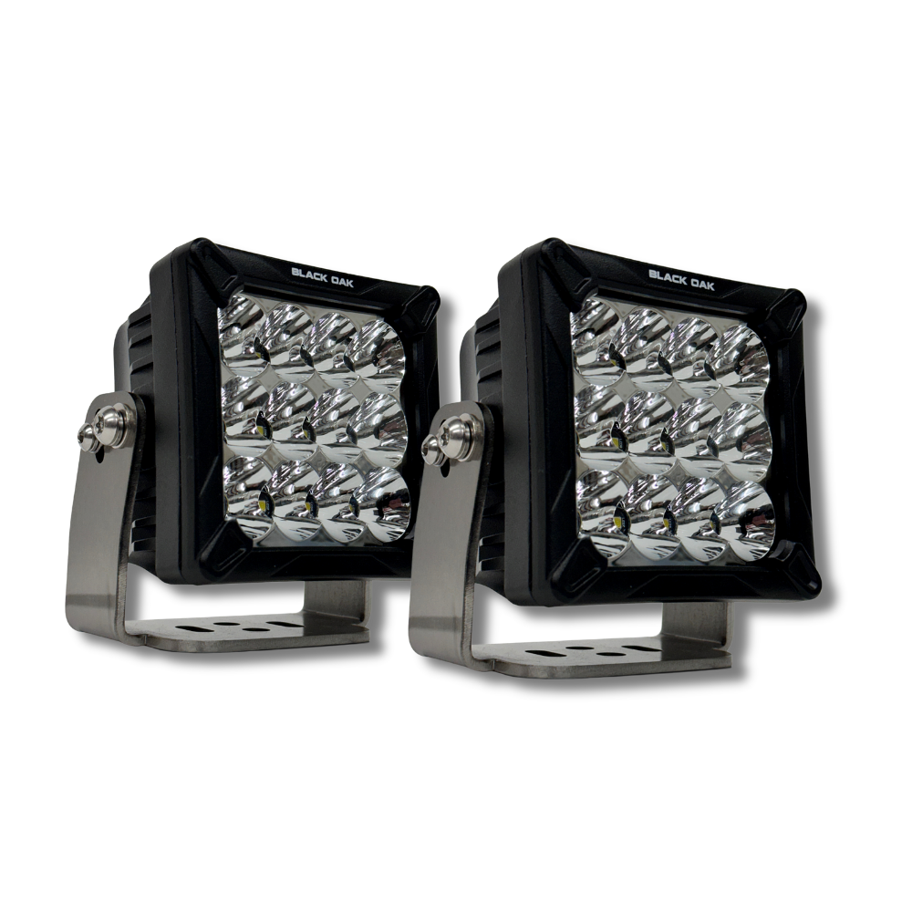 NEW - 4 Inch LED Pod Light Pair - Pro Series 3.0 - Combo (120W) – Black ...