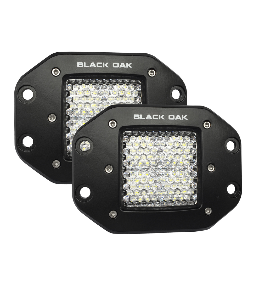 2 Inch LED Pod Light (Pair) - Flush Mount | Diffused or Flood Optics ...