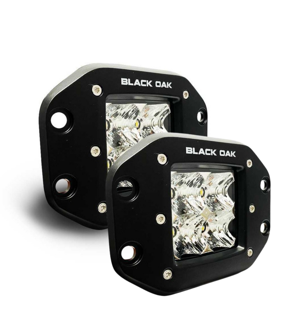 2 Inch LED Pod Light (Pair) - Flush Mount | Diffused or Flood Optics ...