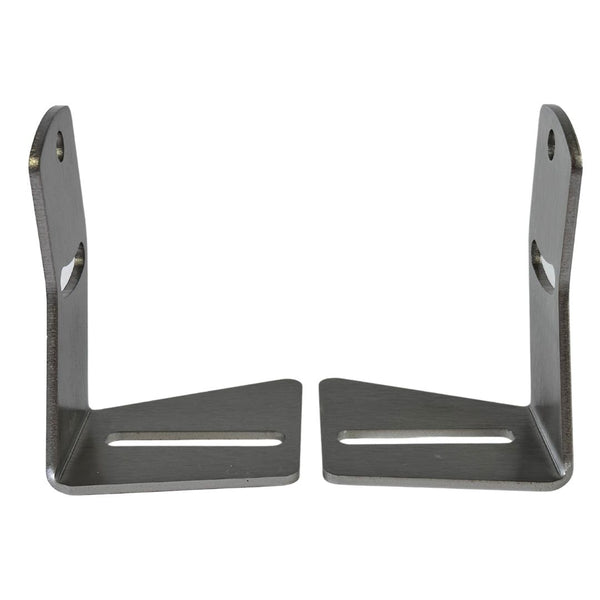 New - Slotted Adjustable Bracket (Stainless Steel) - Black Oak LED