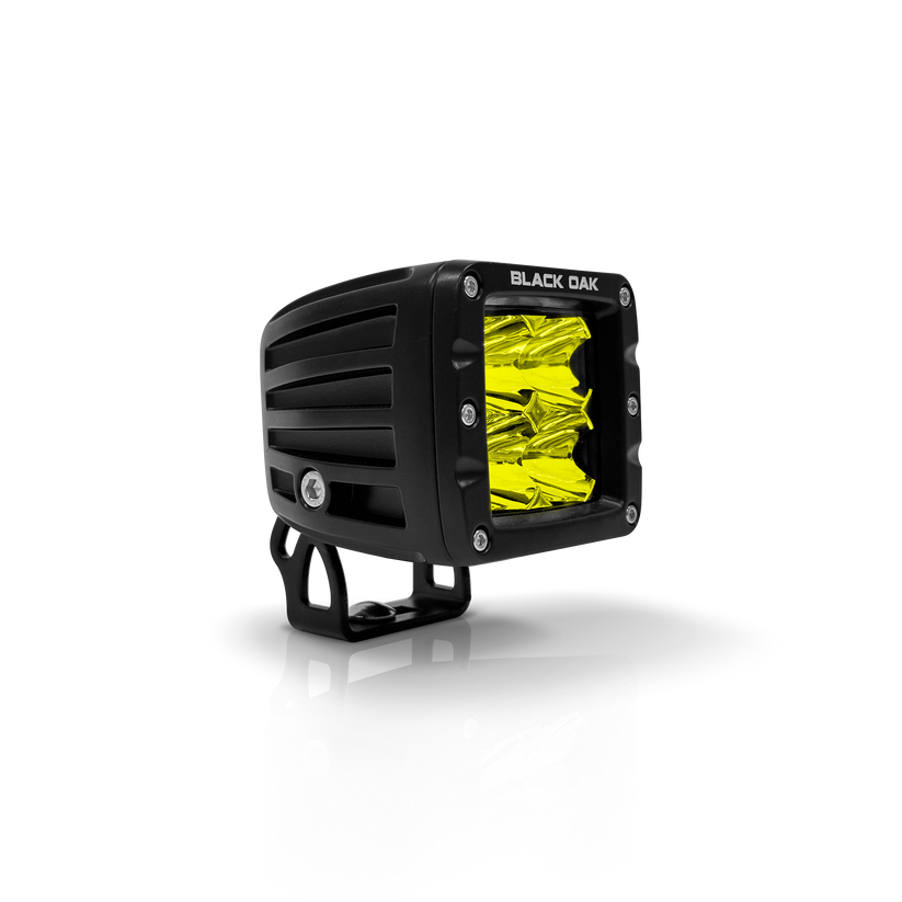 2 Inch Yellow LED Fog Light - Pro Series 3.0 - Spot or Flood (40W ...