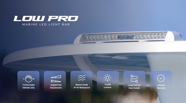 New - Low Pro Light Bar - Black Oak LED - Black Oak LED