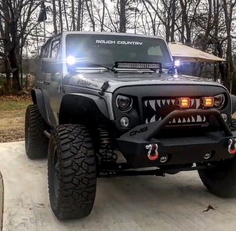 Jeep JK Wrangler Light Bar Packages - Black Oak LED